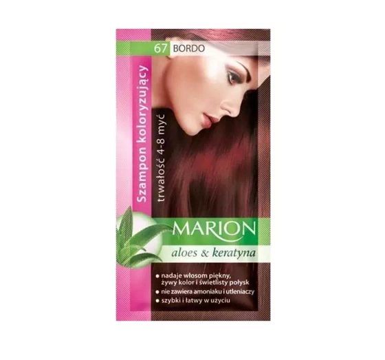 MARION HAIR COLOR SHAMPOO SACHET CLARET 67 – eZebra.co.uk